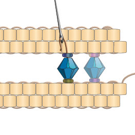 Crystal Channel Bracelet