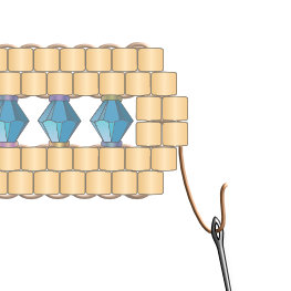 Crystal Channel Bracelet
